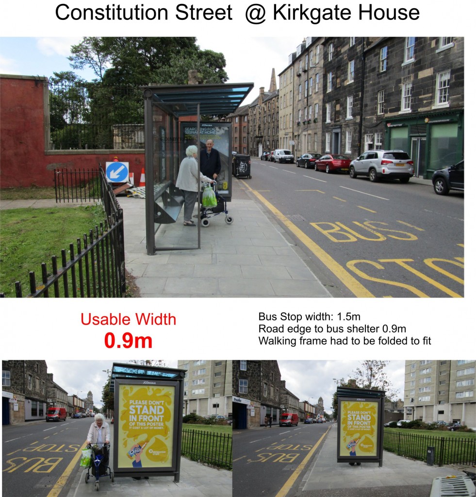 New Bus Stops that have been reinstalled | Living Streets Edinburgh